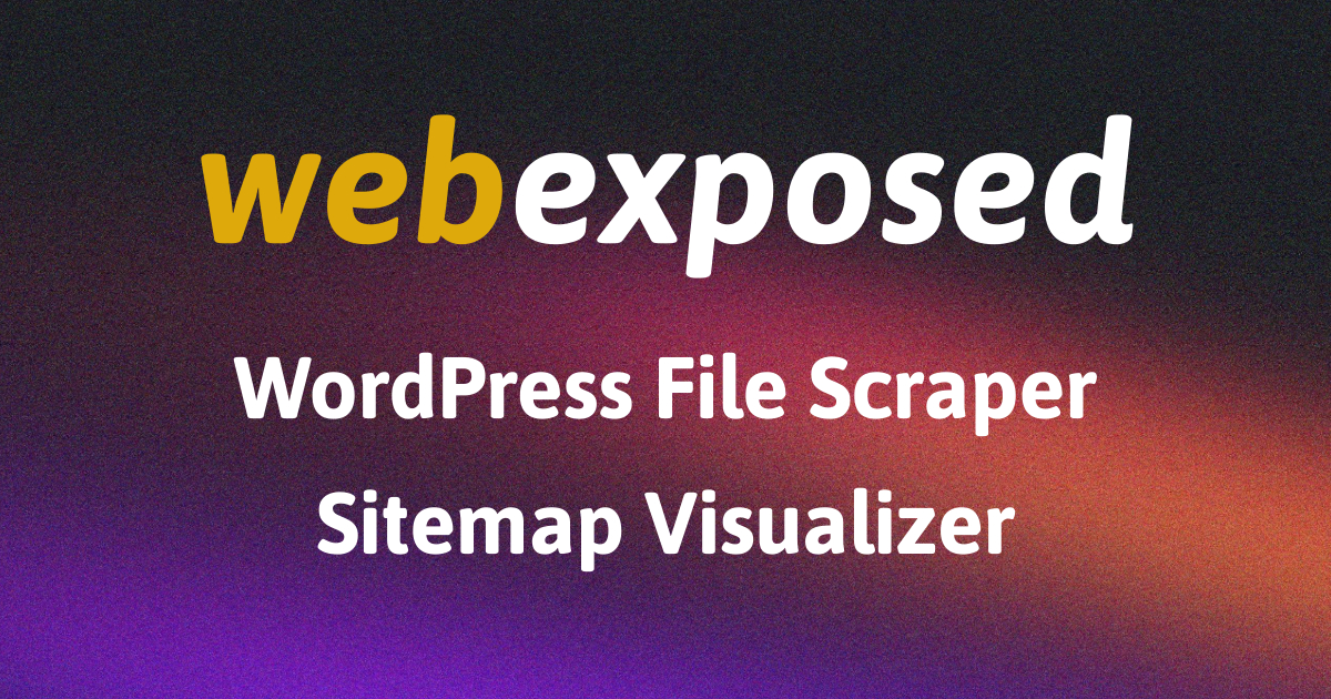 Web.Exposed - SEO Tools for Website Analysis